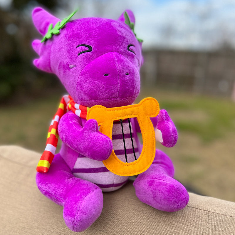 Plush - Coda the Purple Kobold Bard - Gallant Goblin – RPG Mini Hunter