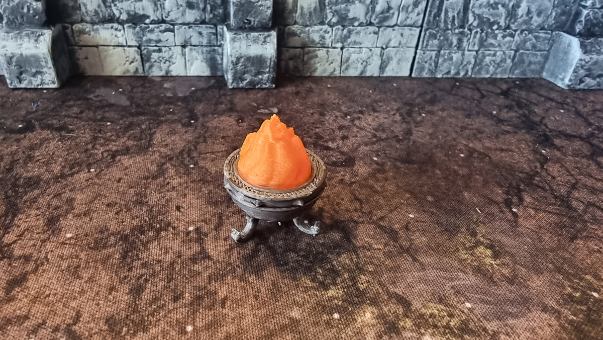 28mm Flaming Brazier - LED – RPG Mini Hunter