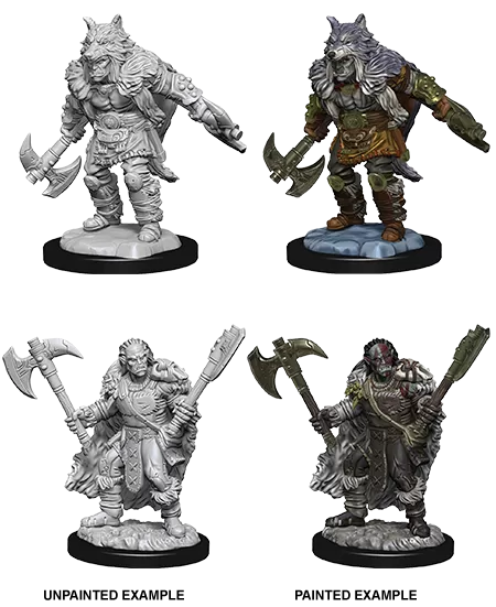 Nolzurs Marvelous Unpainted Miniatures Male Half Orc Barbarian – RPG ...