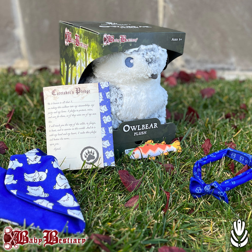 Owlbear Plush / Boxed / Snowy – RPG Mini Hunter