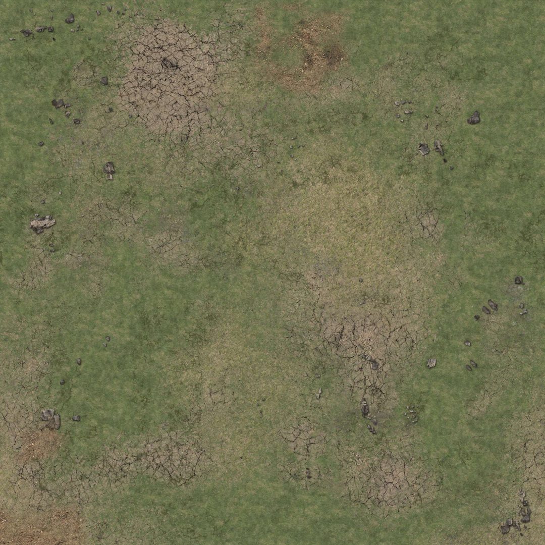 Battle Systems - Grassy Fields Gaming Mat 3x3 - Grid – RPG Mini Hunter