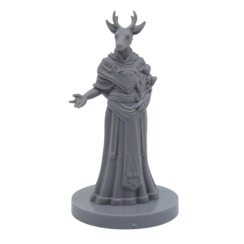 Cervan Cleric - Humblewood Minis: Humblefolk – RPG Mini Hunter