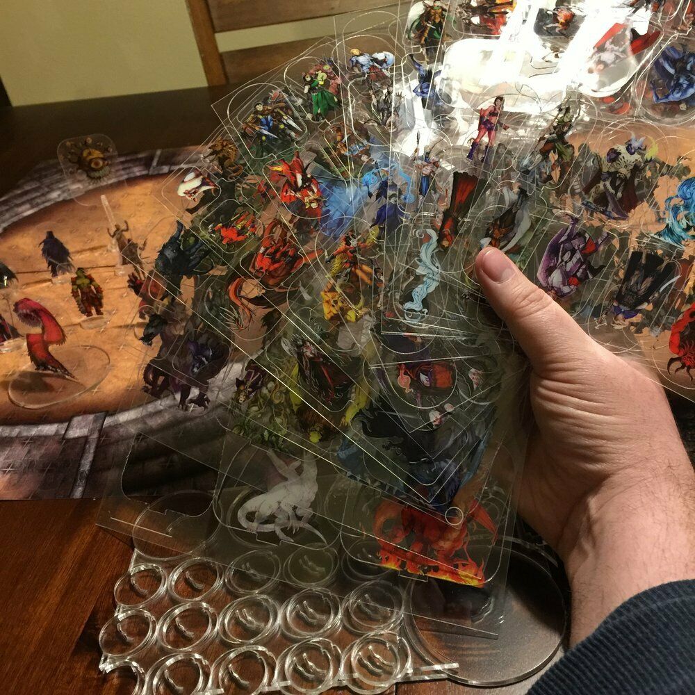 Arcknight Flat Plastic Miniatures - DM Starter Set - 167 2D Minis – RPG ...