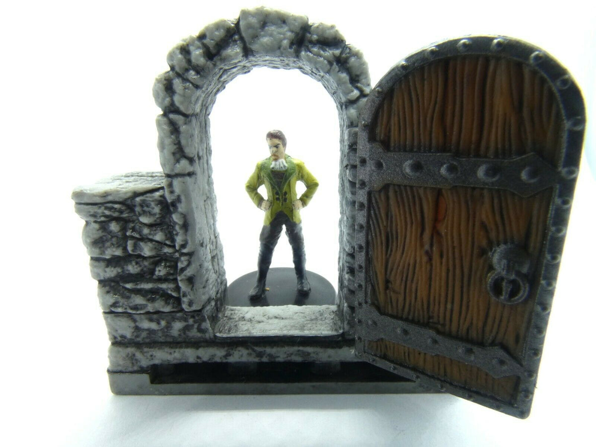 Wizkids 4D WarLock Tiles - Dungeon Tile 1 set - 1" Exterior Stone Door ...