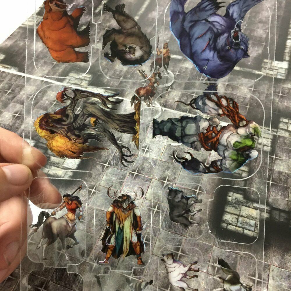 Arcknight Flat Plastic Miniatures - The Grove Horde - 31 2D Minis – RPG ...