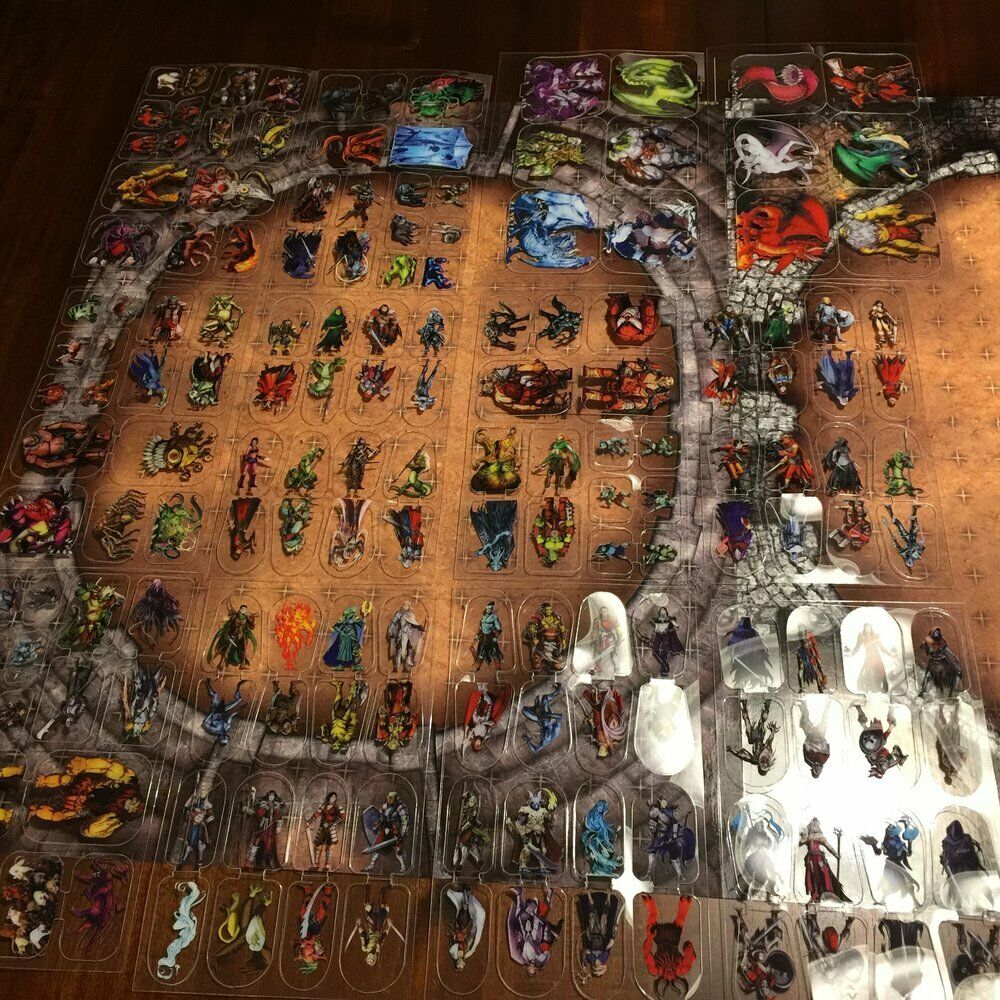 Arcknight Flat Plastic Miniatures - DM Starter Set - 167 2D Minis – RPG ...