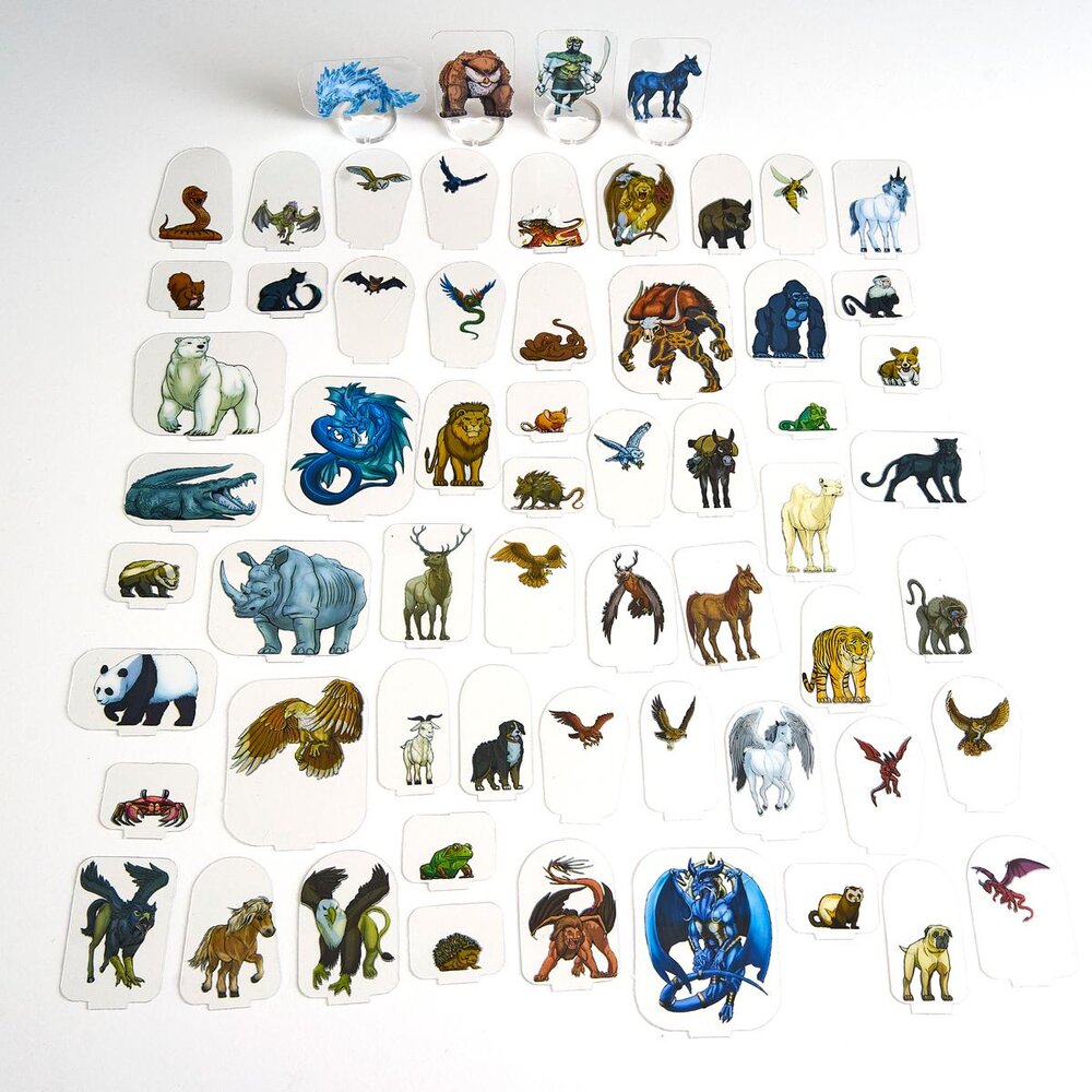Arcknight Flat Plastic Miniatures - Fantasy Expansion Bundle - 272 2D ...