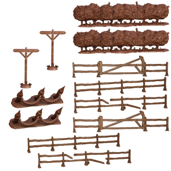 Terrain Crate: Battlefield Fences & Hedges – RPG Mini Hunter