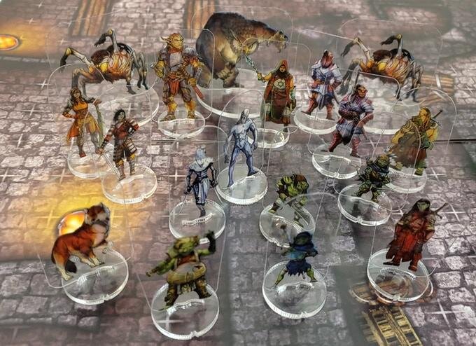 Arcknight Flat Plastic Miniatures - 5E Starter Set - Hardbound Support ...