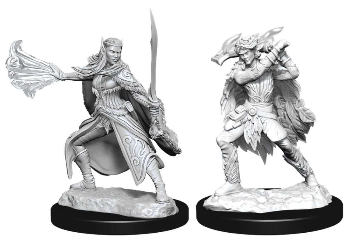 D & D Nolzur's Marvelous Miniatures - Winter Eladrin & Spring Eladrin ...