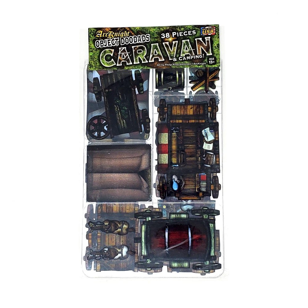 Arcknight Flat Plastic Miniatures - Caravan - Roleplaying Objects 2.0 ...