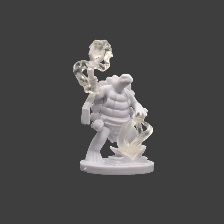 Krakenships Chellon (Tortle) Wizard - Unpainted – RPG Mini Hunter
