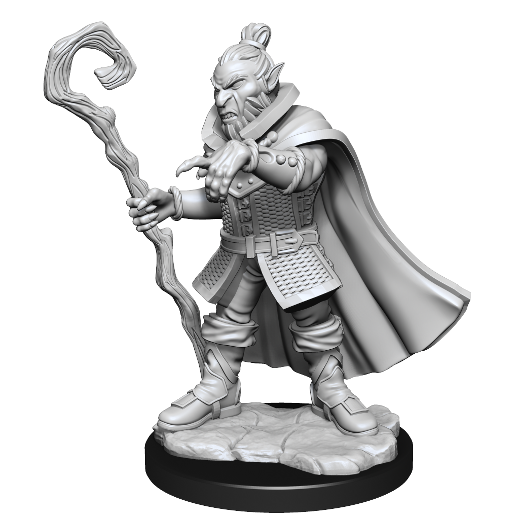 Critical Role Unpainted Miniatures Hobgoblin Wizard and Druid Male ...