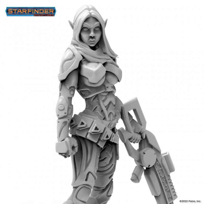Starfinder Masterclass Miniatures: Elf Operative – RPG Mini Hunter