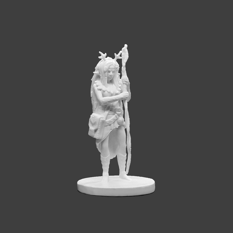 Krakenships Forest Guardian (Firbolg) Female Druid - Unpainted – RPG ...