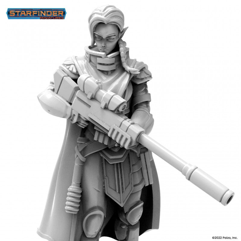 Starfinder Masterclass Miniatures: Half - Elf Steward – RPG Mini Hunter