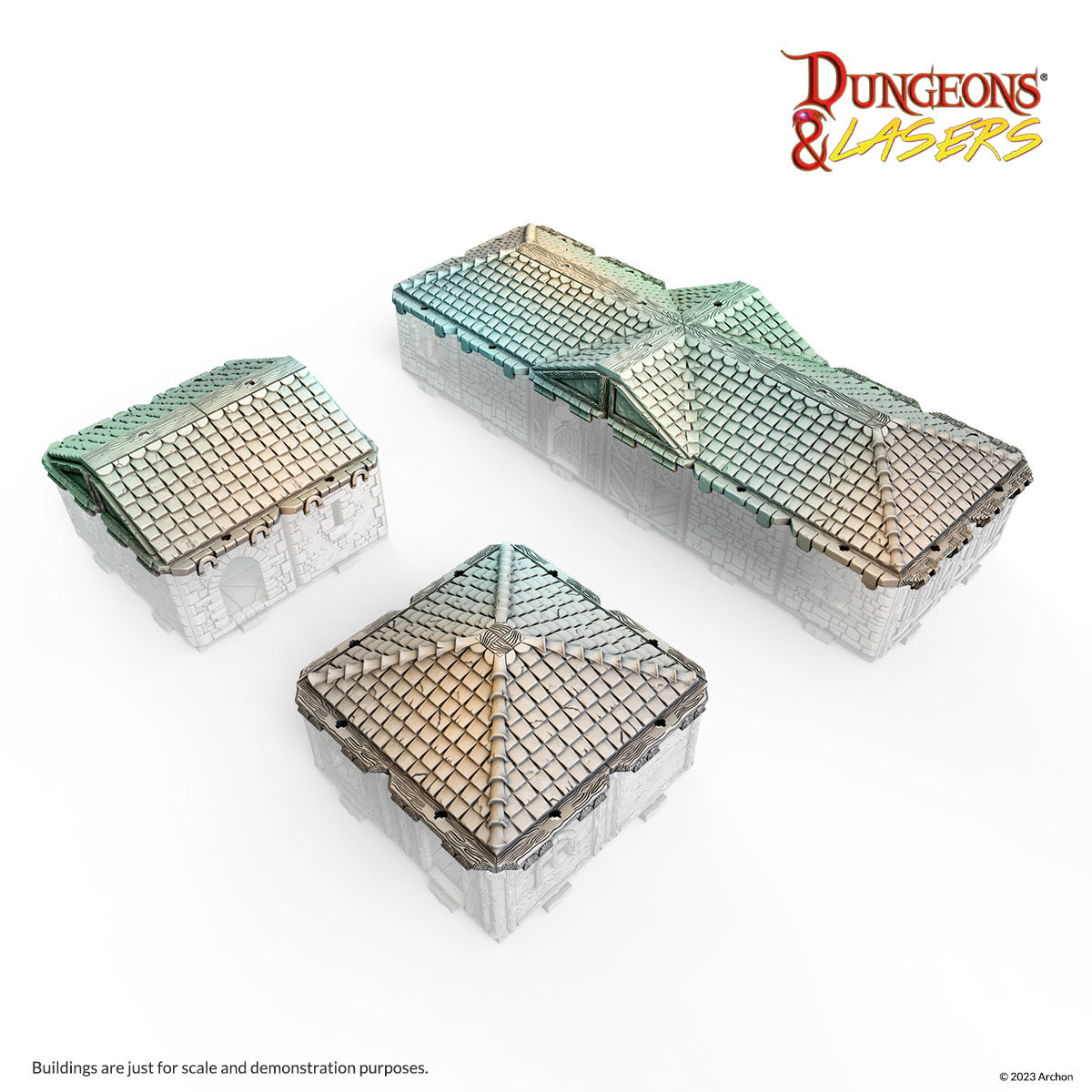 Dungeons & Lasers: Roof Set – RPG Mini Hunter