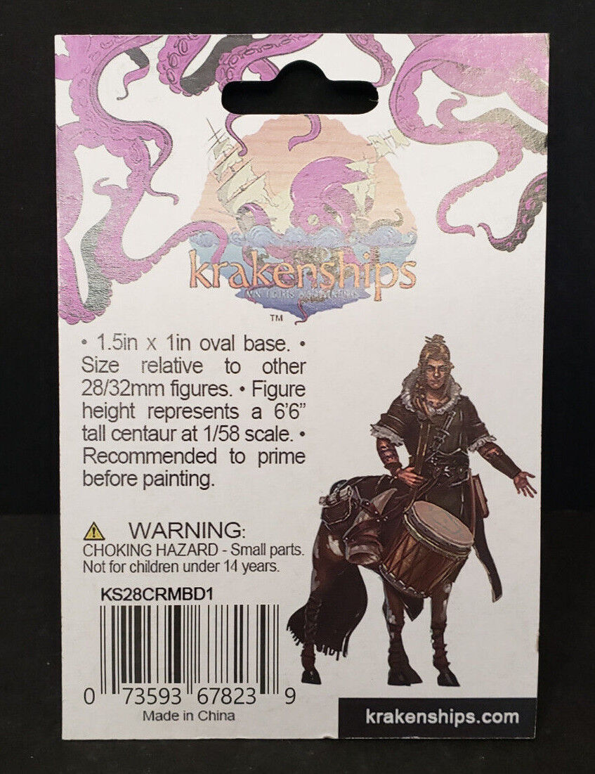 Krakenships Centaur Male Bard - Unpainted – RPG Mini Hunter