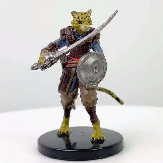 Tabaxi Fighter - Fangs and Talons - Dungeons & Dragons - #34 – RPG Mini ...