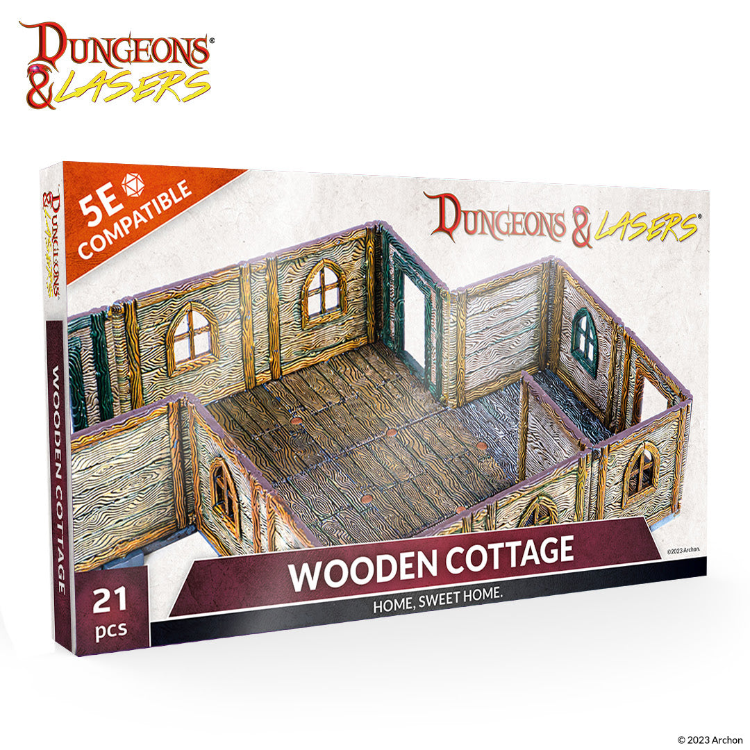 Dungeons & Lasers: Wooden Cottage – RPG Mini Hunter