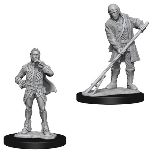 Pathfinder - Unpainted Towns People (Farmer/Aristocrat) – RPG Mini Hunter